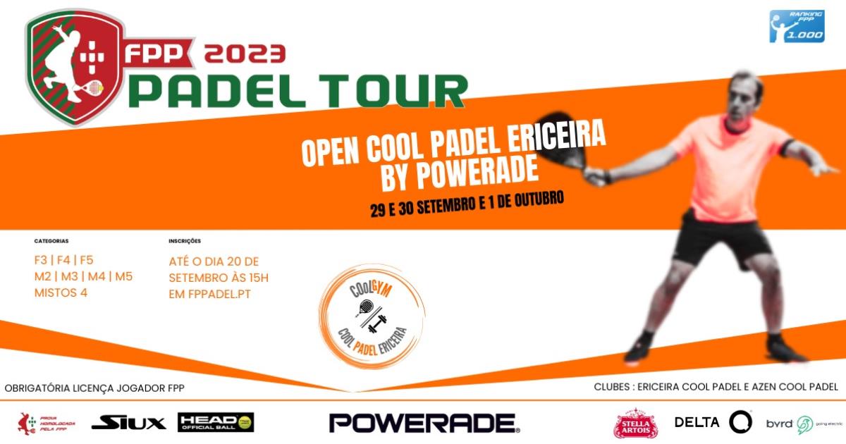 Resultados: Open Cool Padel Ericeira by Powerade – Padel 365